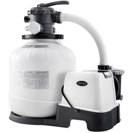 Intex - 26680 Sandfilterpumpe mit Chlorinator Salzwassersystem Filterpumpe 10.000 l/h
