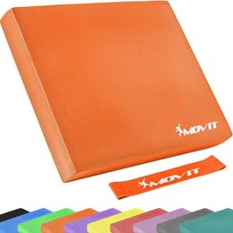 Movit - Balance Pad Sitzkissen orange mit Gymnastikband