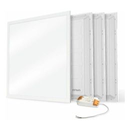 Set mit 4 LED-Deckenplatten 36W Eq 400W 600x600 3 Jahre Garantie Température de Couleur: Blanc Froid 6000K