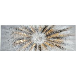 Atmosphera Créateur D'intérieur - Gemalte Leinwand Kylia Sonne 150x50cm - Model 1