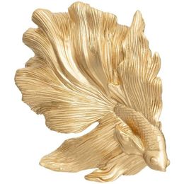 Atmosphera Deko-Fisch Jiling aus Kunstharz H12cm goldfarben - Gold 1 - Gold 1