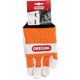 Oregon - Schnittschutzhandschuhe / Schutzhandschuhe orange Gr. Gr. 8 - Orange