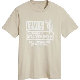 Levi's Levi's® T-Shirt, Motiv-Print, für Herren, beige, S