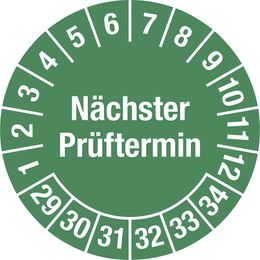 Nächster Prüftermin, Mehrjahreszahlen - kaiserkraft