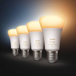 PHILIPS Hue White Ambiance 9W 806lm E27 4er-Set