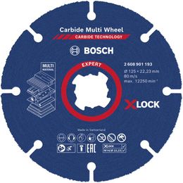 Bosch - Accessories expert Carbide Multi Wheel x-lock 2608901193 Trennscheibe gerade 125 mm 1 St.