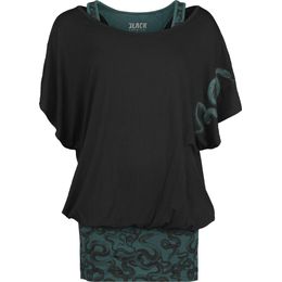 Black Premium by EMP Double Pack with Snake Print T-Shirt schwarz in L