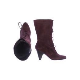 Heine Damen Stiefel, bordeaux, Gr. 35