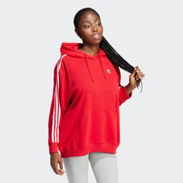 adidas originals Große Größen: Kapuzensweatshirt, rot, Gr.XL