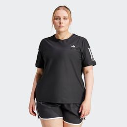 adidas Performance Große Größen: Laufshirt, schwarz, Gr.56/58