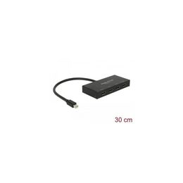 Delock 87693 - DisplayPort 1.2 Splitter 1 x mini DisplayPort in... Netzwerk-Adapter Display Port