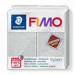 Staedtler Modelliermasse FIMO leather-effect 8010-809 taubengrau 57g