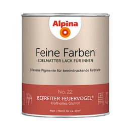 Alpina Lack Feine Farben 750 ml No. 22 Befreiter Feuervogel