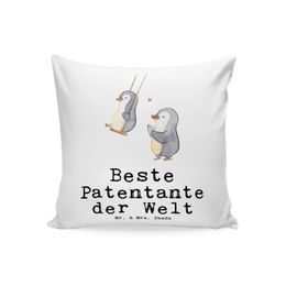 Mr. & Mrs. Panda Mr. & Mrs. Panda Dekokissen Pinguin Beste Patentante der Welt