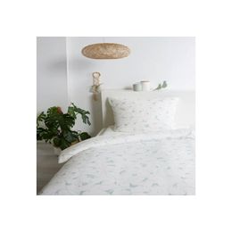 Bettwäsche 100% Bio Baumwolle Florales Muster Schlafzimmer Bettbezug