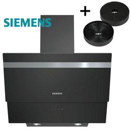 Siemens Kopffreihaube Siemens LC65KA670 Dunstabzugshaube 60cm Kopffrei Schwarz Wand-Esse