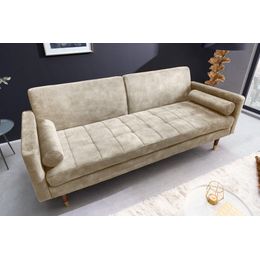 Riess Ambiente riess-ambiente Schlafsofa COUTURE 195cm champagner / braun