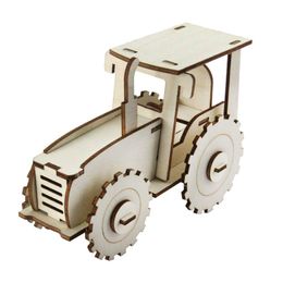 SOL-EXPERT group Modellbausatz 3D Holz Puzzle Traktor