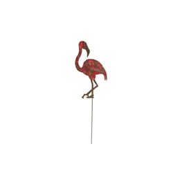 Trend Line Gartenstecker TrendLine Dekostecker Flamingo 124 x 22 cm rot