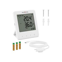 STEINBERG SYSTEMS Feuchtigkeitsmesser CO2 Messgerät CO2 Messer Kohlendioxid Messgerät Thermo Hygrometer LCD
