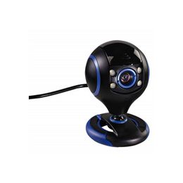 Hama uRage HD Webcam REC 200 Web-Kamera 720p 30 fps Webcam (mit Mikrofon und LED-Licht verschließbare Linse 720p Auflösung USB 2.0)