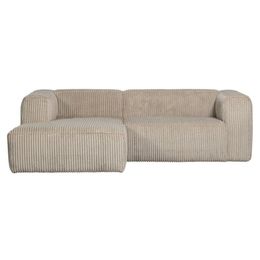 Woood Ecksofa Longchair-Sofa 3-Sitz Bean Links