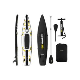 Gymrex Inflatable SUP-Board Gymrex Stand Up Paddle Board Komplettset Aufblasbar SUP Set 120kg mit