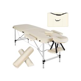 TecTake Massageliege 2 Zonen Massageliege mit Polsterung