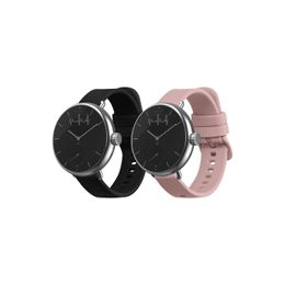 kwmobile Uhrenarmband 2x Sportarmband für Withings ScanWatch 38mm / Steel HR 36mm / Move ECG