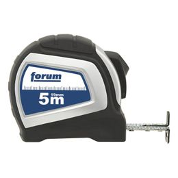 Forum® Rollbandmaß, Taschenbandmaß Autolock 3m x 16 mm weiß