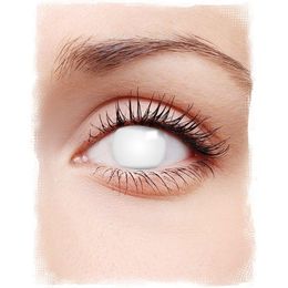 Horror-Shop Farblinsen Kontaktlinsen Shocking White