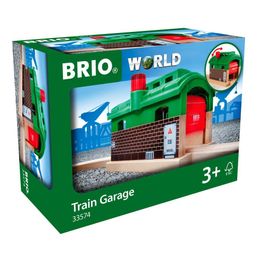 Brio® Spielzeugeisenbahn-Gebäude Brio World Eisenbahn Gebäude Lokschuppen mit Rolltor 33574