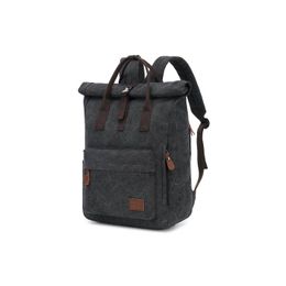 TAN.TOMI Laptoprucksack Canvas Rucksack