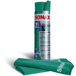 Sonax Sonax MicrofaserTücher PLUS Innen & Scheibe 40 x 40 cm (2er Pack) Auto-Reinigungsmittel