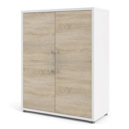 ebuy24 Aktenschrank Prisme Aktenschrank mit 2 Türen weiss