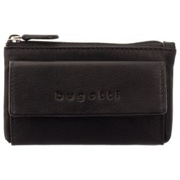 Bugatti Schlüsselanhänger ALDO Schlüsseletui 49113101 Key case square schwarz (1-tlg)