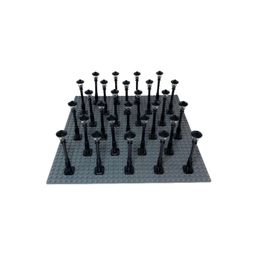 Lego® Spielbausteine 100x Straßenlaternen (schwarz)