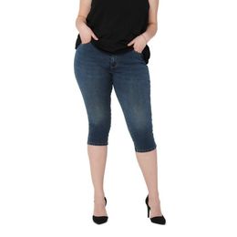 Only Skinny-fit-Jeans CARAUGUSTA KNICKERS mit Stretch in großen Größen