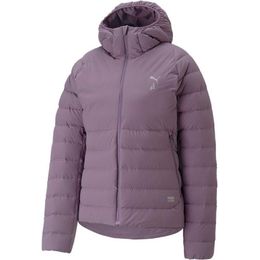 Puma Laufjacke W SEASONS DOWN JACKET PURPLE CHARCOAL-SILVER