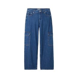 Tom Tailor 7/8-Jeans Wide Leg Cargo Jeans mit Bio-Baumwolle