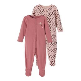 name it Schlafoverall NBFNIGHTSUIT 2P W/F DECO ROSE