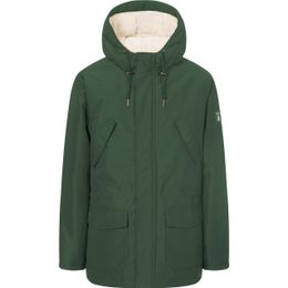 Derbe Winterjacke, Kapuze, Tunnelzug, für Herren, grün, M