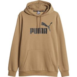 Puma® Hoodie, Logo-Print, Kängurutasche, für Herren, beige, S