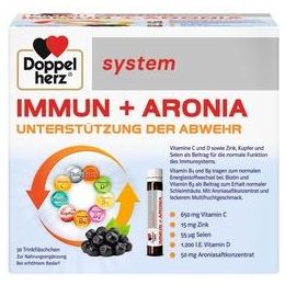 Queisser Doppelherz Immun+Aronia system Ampullen 30 St