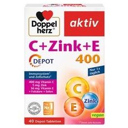 Queisser Doppelherz C+Zink+E Depot Tabletten 40 St