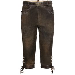 Luis Steindl Kniebund-Lederhose Braun (Gr&ouml;&szlig;e: 26)