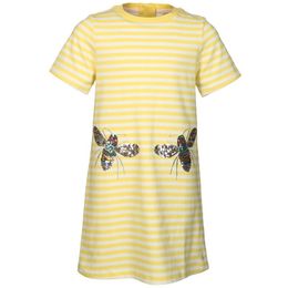 Tom Joule® - Kurzarm-Kleid ROSALEE – BEE gestreift in gelb, Gr.80