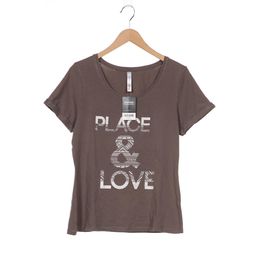 sheego Damen T-Shirt, grau