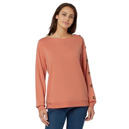 Sweatshirt Inspirationen Gr. 48, orange (papaya) Damen Sweatshirts