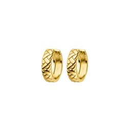 Paul Valentine Retro Hoops 18K Gold Plated
